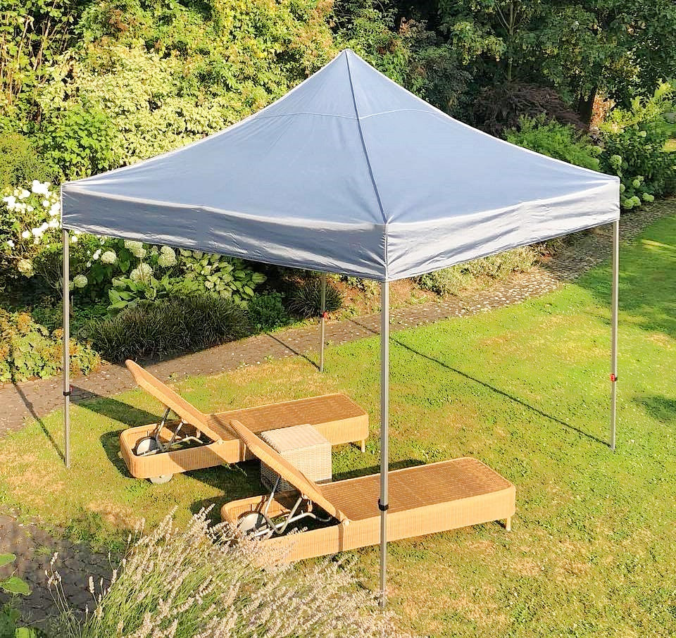 Gongoll Profi-Faltpavillon 3x3m grau – GONGOLL Freizeit-Fachmärkte